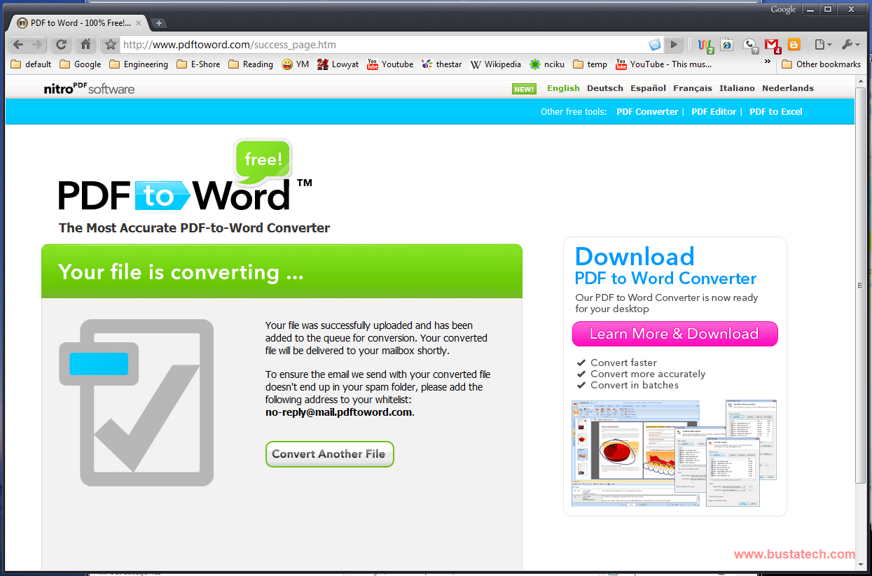 Convert PDF To Microsoft Word Document Bust A TECH